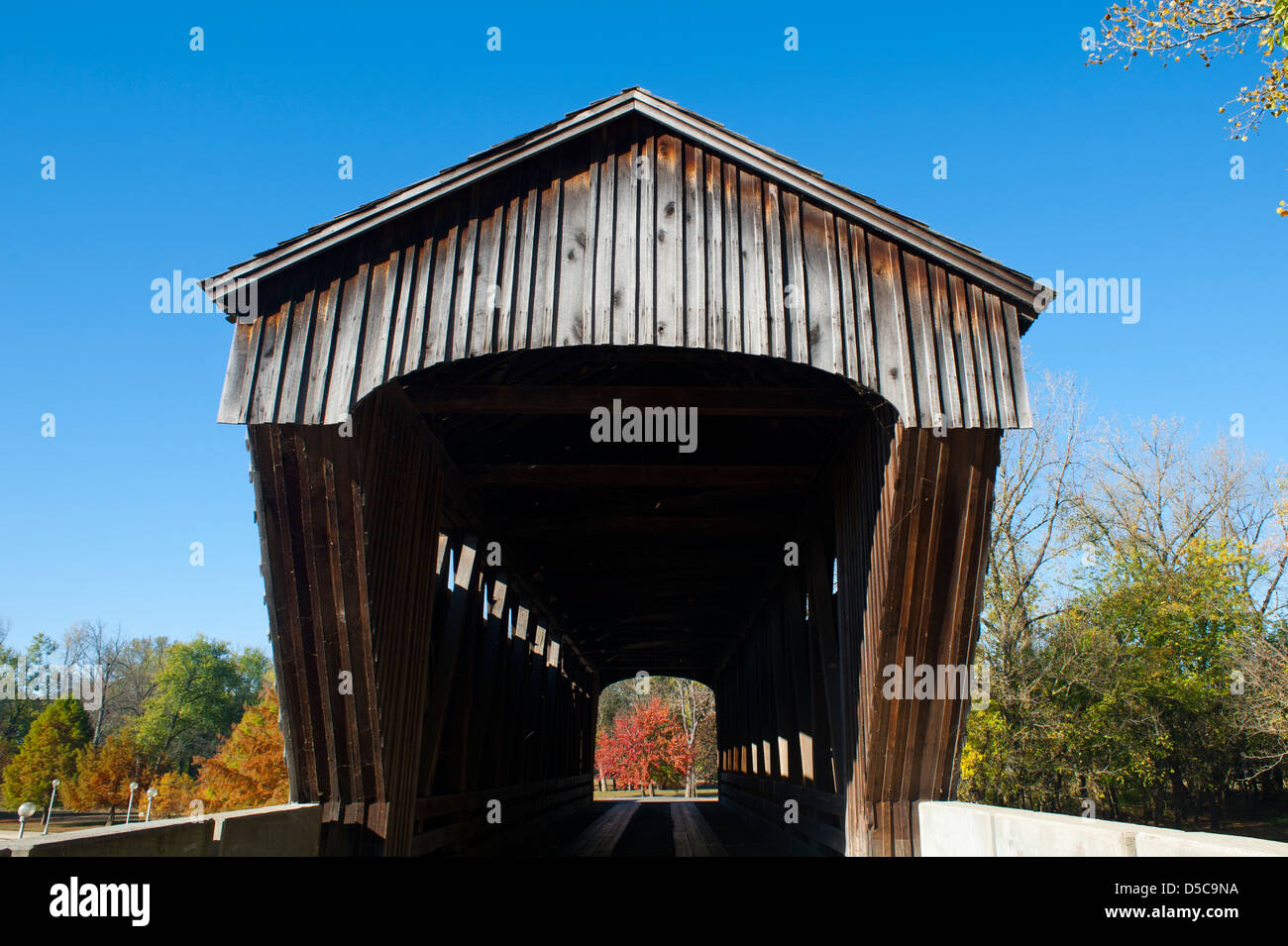 The Brownsville Covered Bridge, located in Mill Race Park in Columbus ...