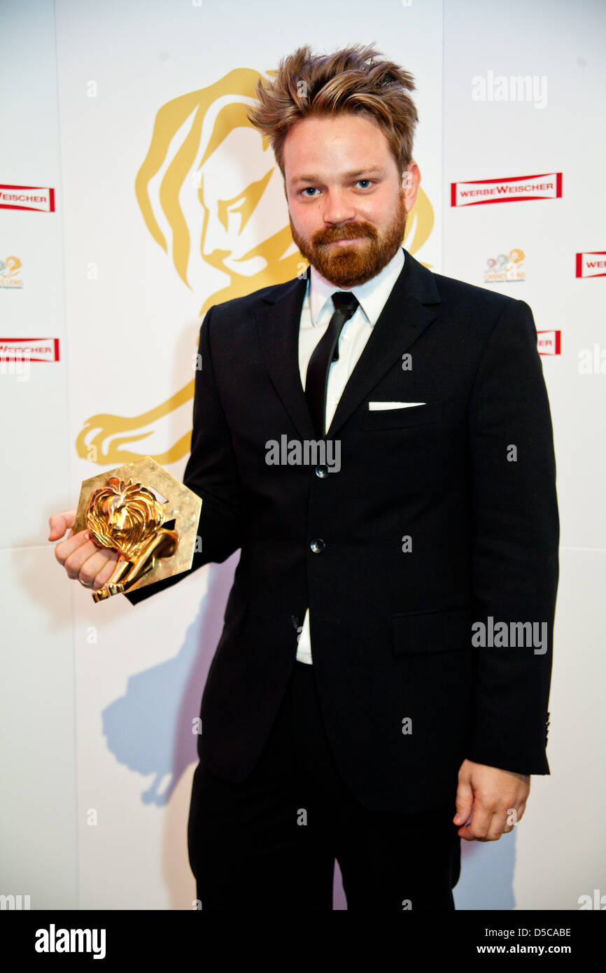 Daniel Gumbert (Jung von Matt) at Winner Dinner 2011 at Alte Hagenbeck ...