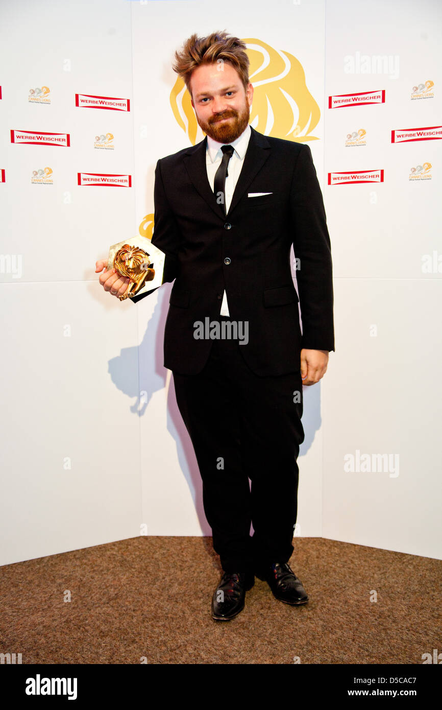 Daniel Gumbert (Jung von Matt) at Winner Dinner 2011 at Alte Hagenbeck ...