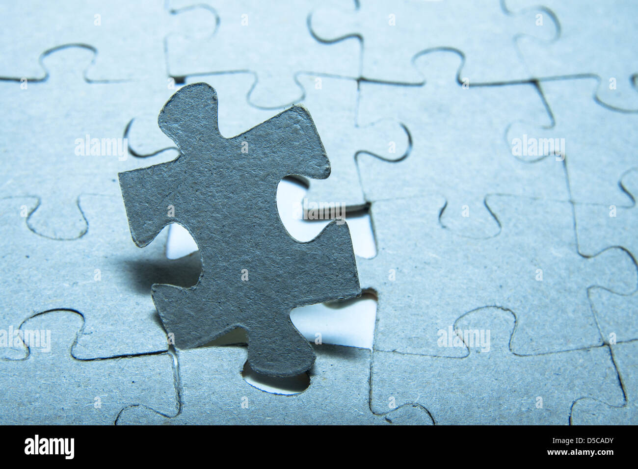 Pieces of puzzle close up. Last one Stock Photo - Alamy