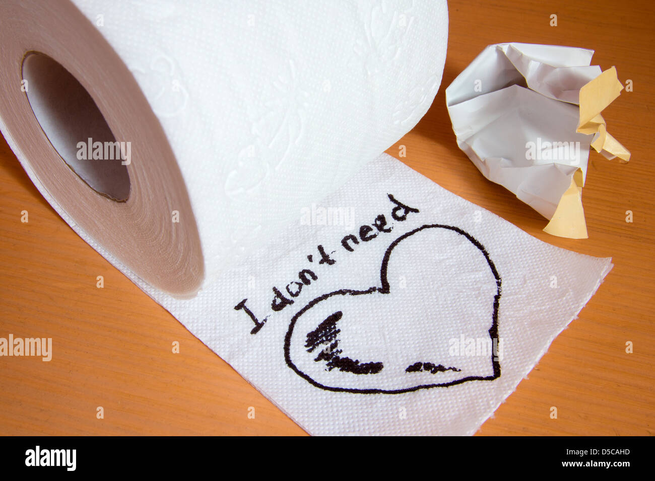 Note on toilet hi-res stock photography and images - Alamy
