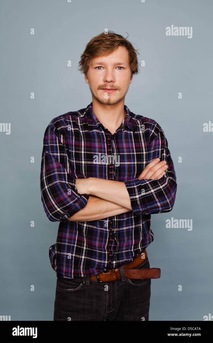 Jacob Matschenz at a photocall for the movie 'Laconia' at Kempinski ...