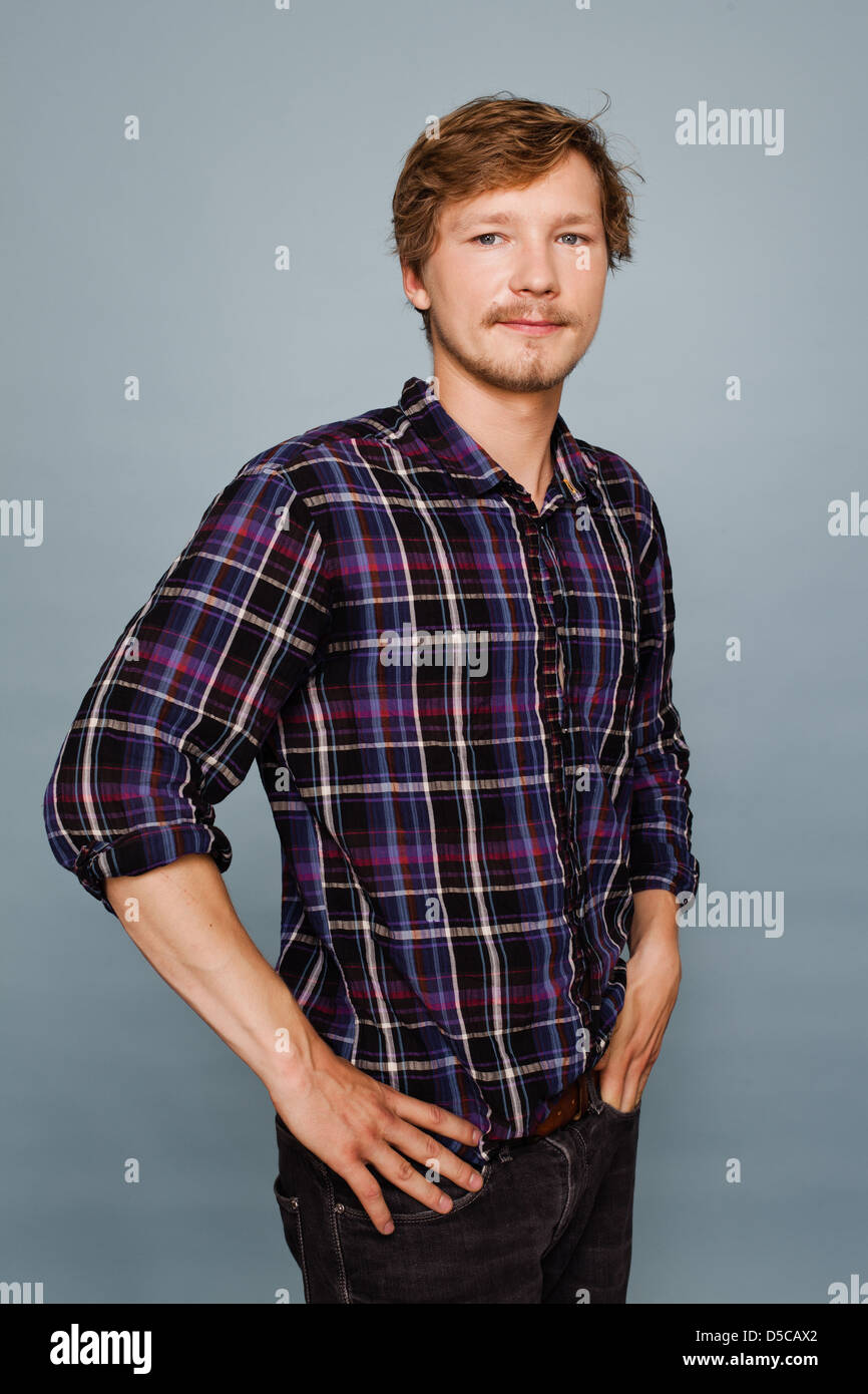 Jacob Matschenz at a photocall for the movie 'Laconia' at Kempinski ...