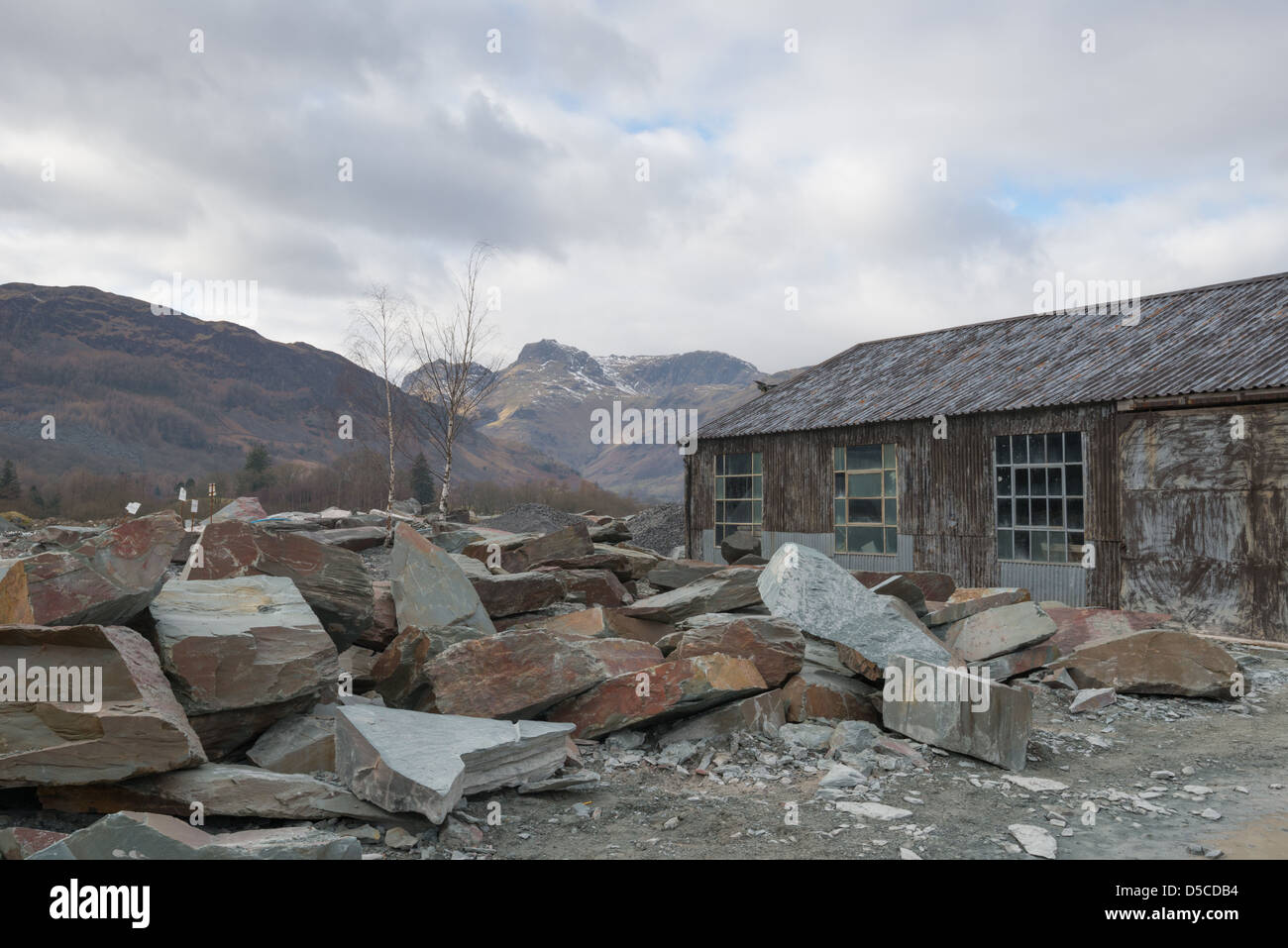 Lake district slate quarrying High Resolution Stock Photography and ...
