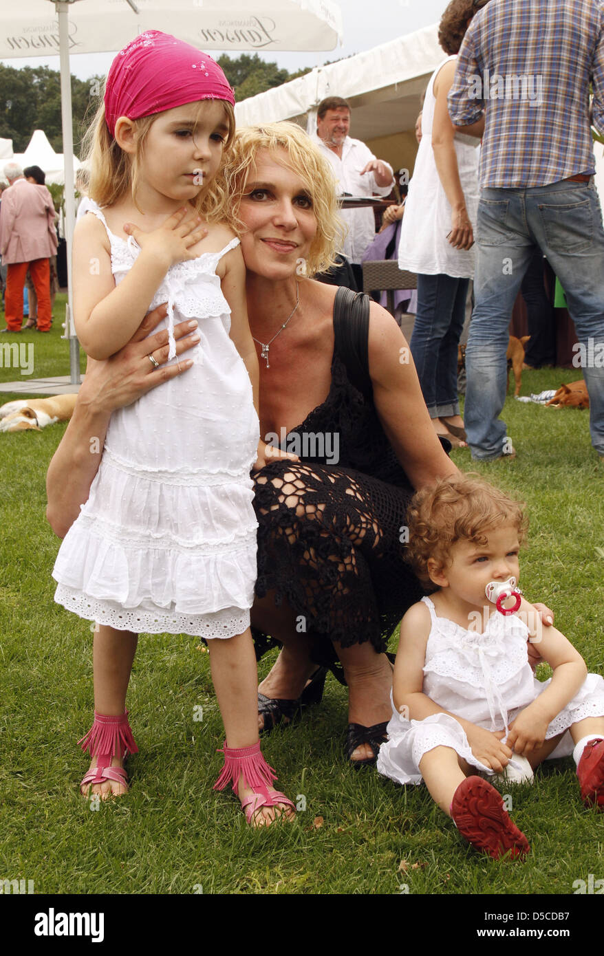 Olivia, Heike Kloss and Marla attending the German Polo Cup "High Goal ...