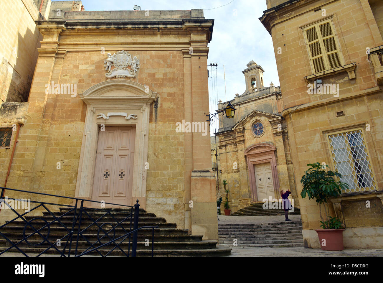 Tourist in the Three Cities area of Malta Stock Photo - Alamy