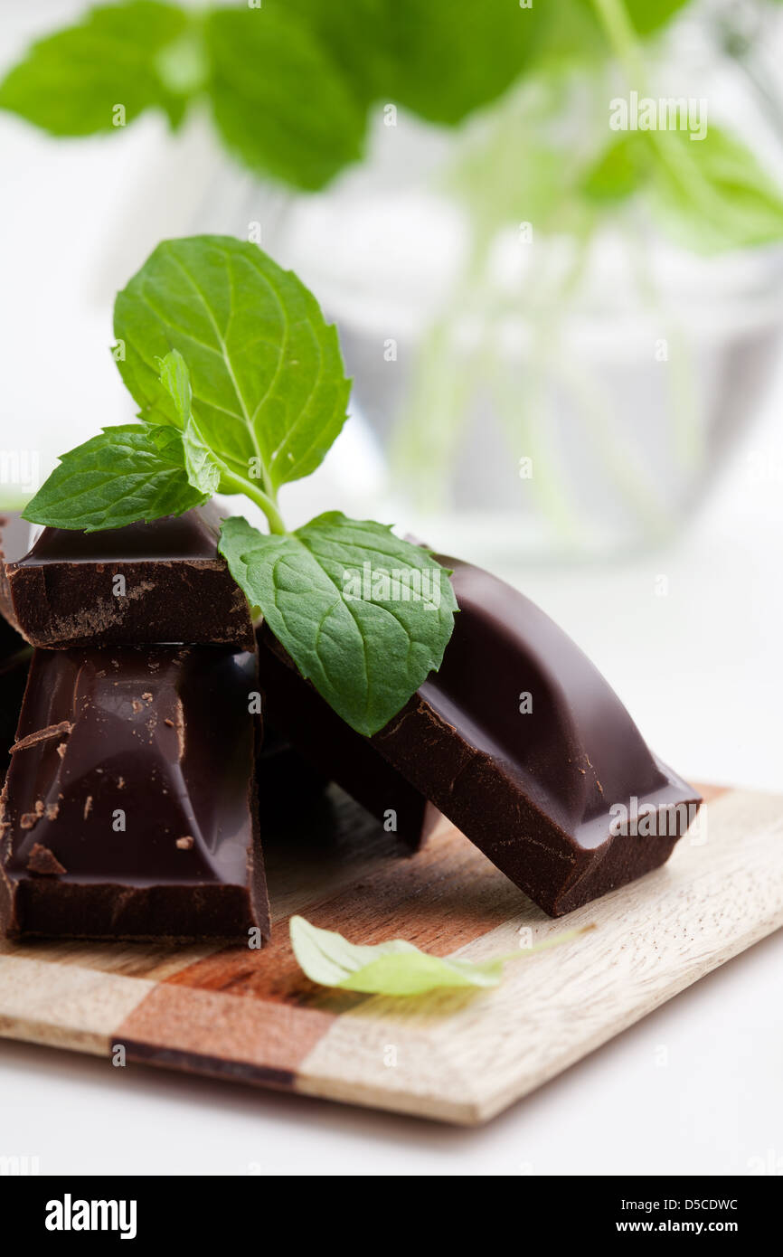 Natural dark chocolate peppermint hi-res stock photography and images ...