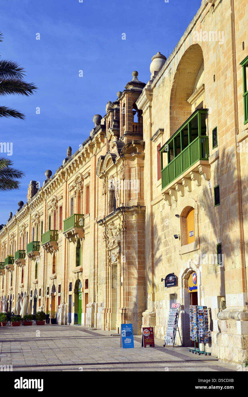 The Waterfront area Grand Harbour, Valletta, Malta Stock Photo - Alamy