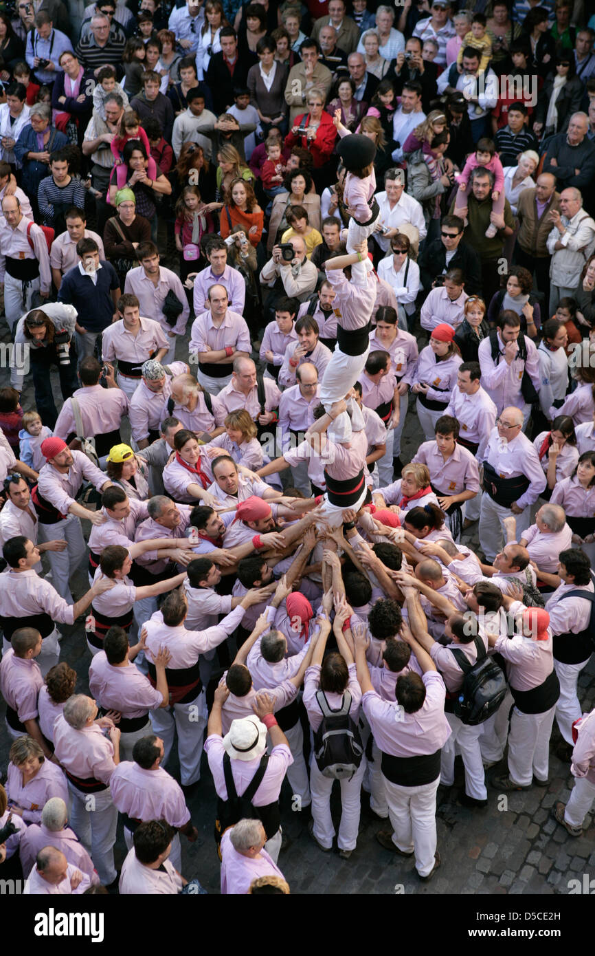 Human Castles In Girona Spain High Resolution Stock Photography and ...