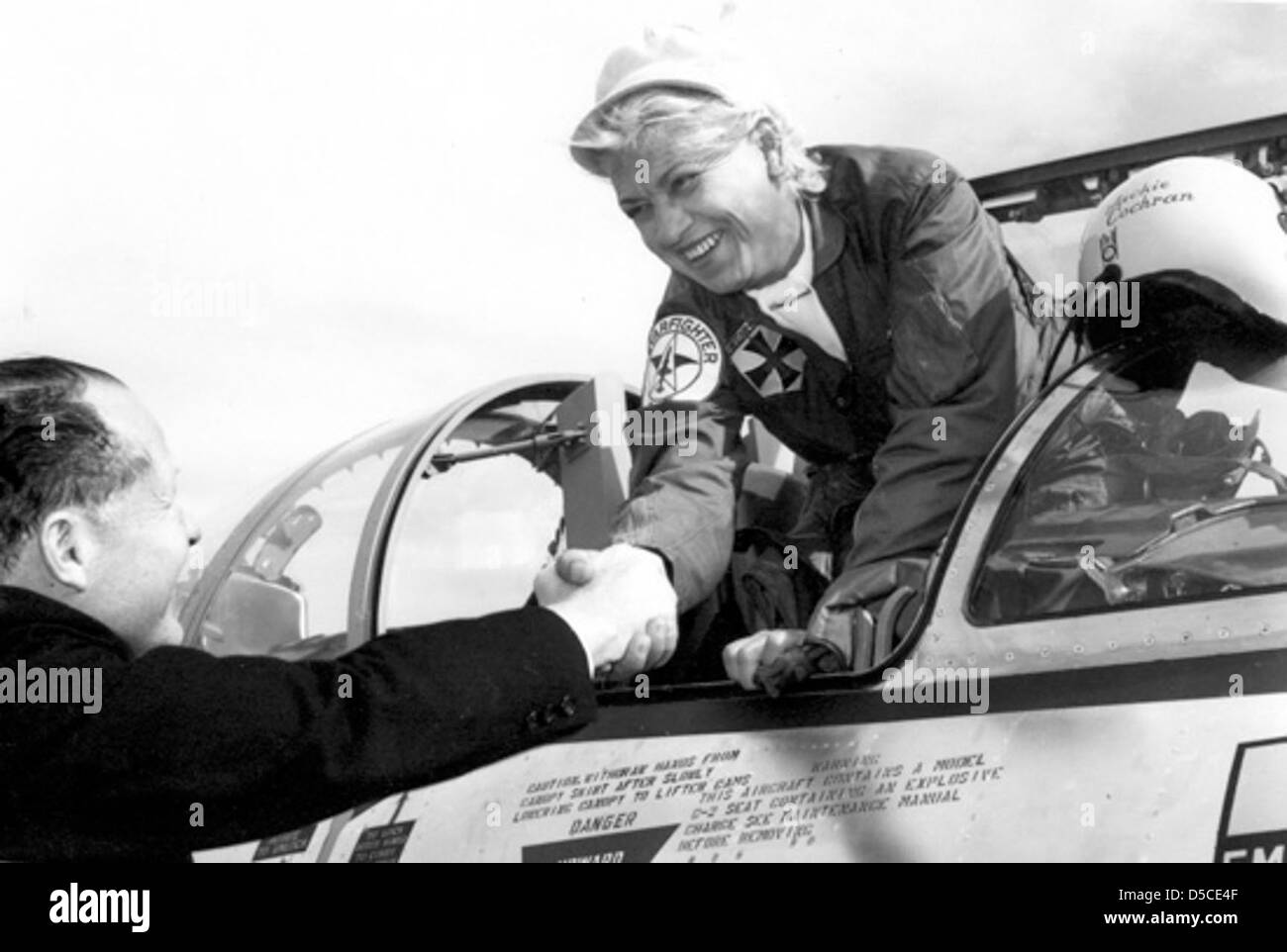 Jacqueline Cochrane was a pioneering aviator and the first woman to ...