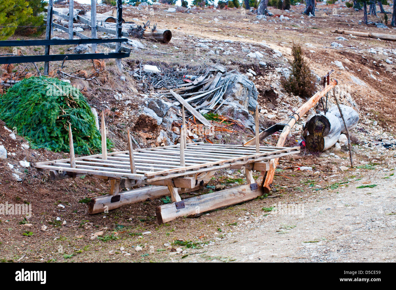 Haul sledges hi-res stock photography and images - Alamy