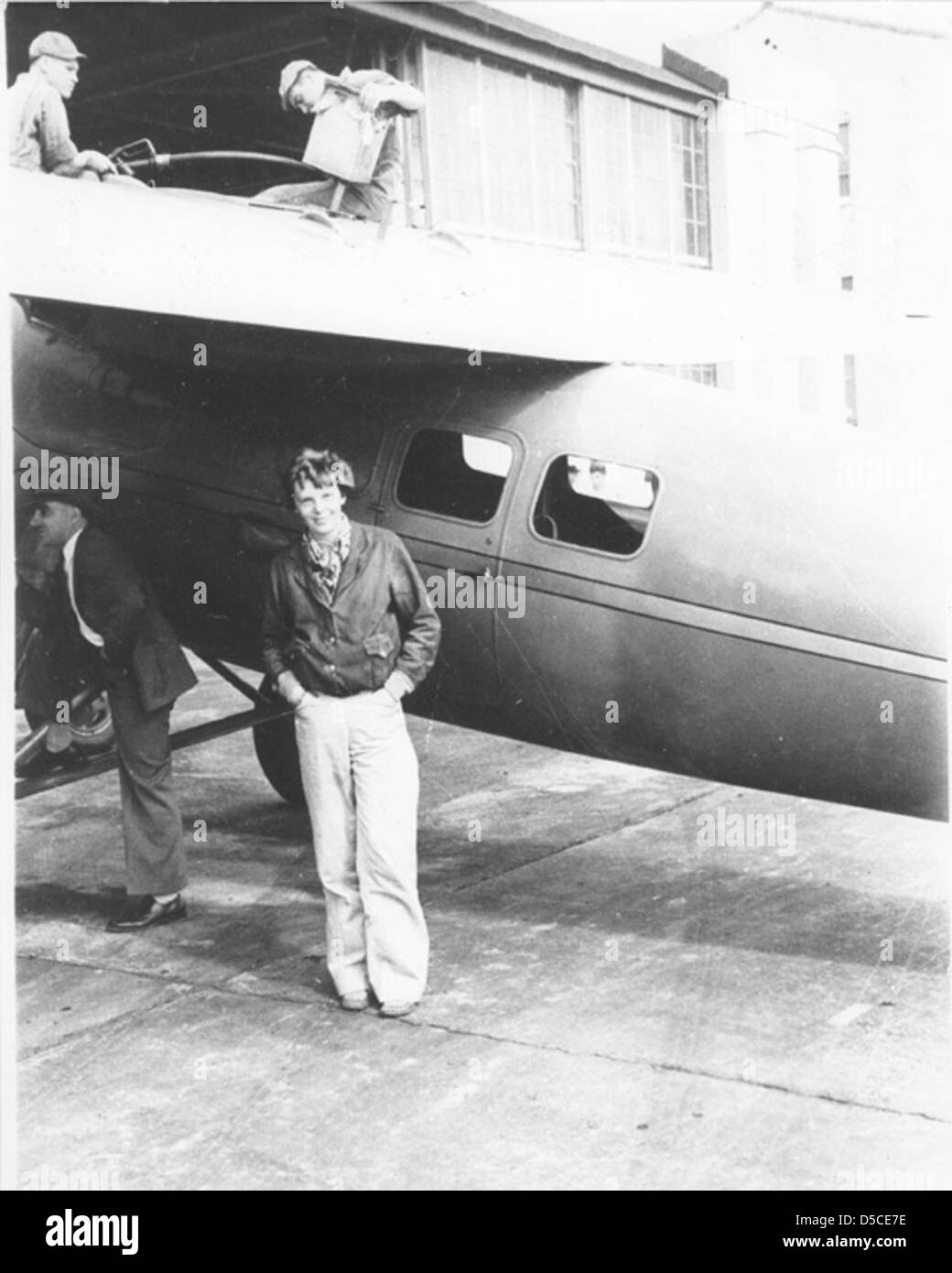 Amelia Earhart, a pioneering aviator, is featured in the San Diego Air ...