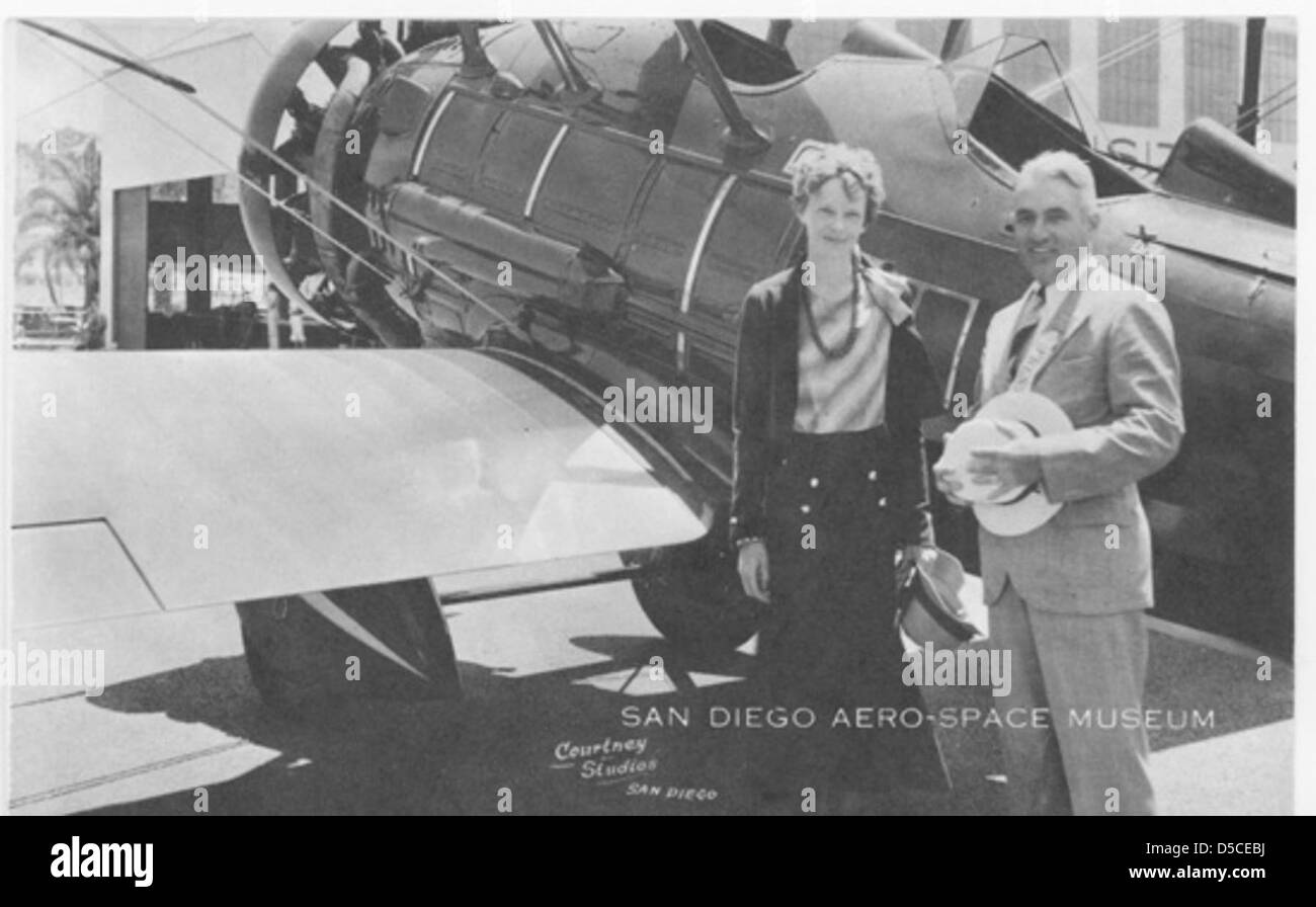 Amelia Earhart, one of aviation’s most famous pioneers, is showcased in ...