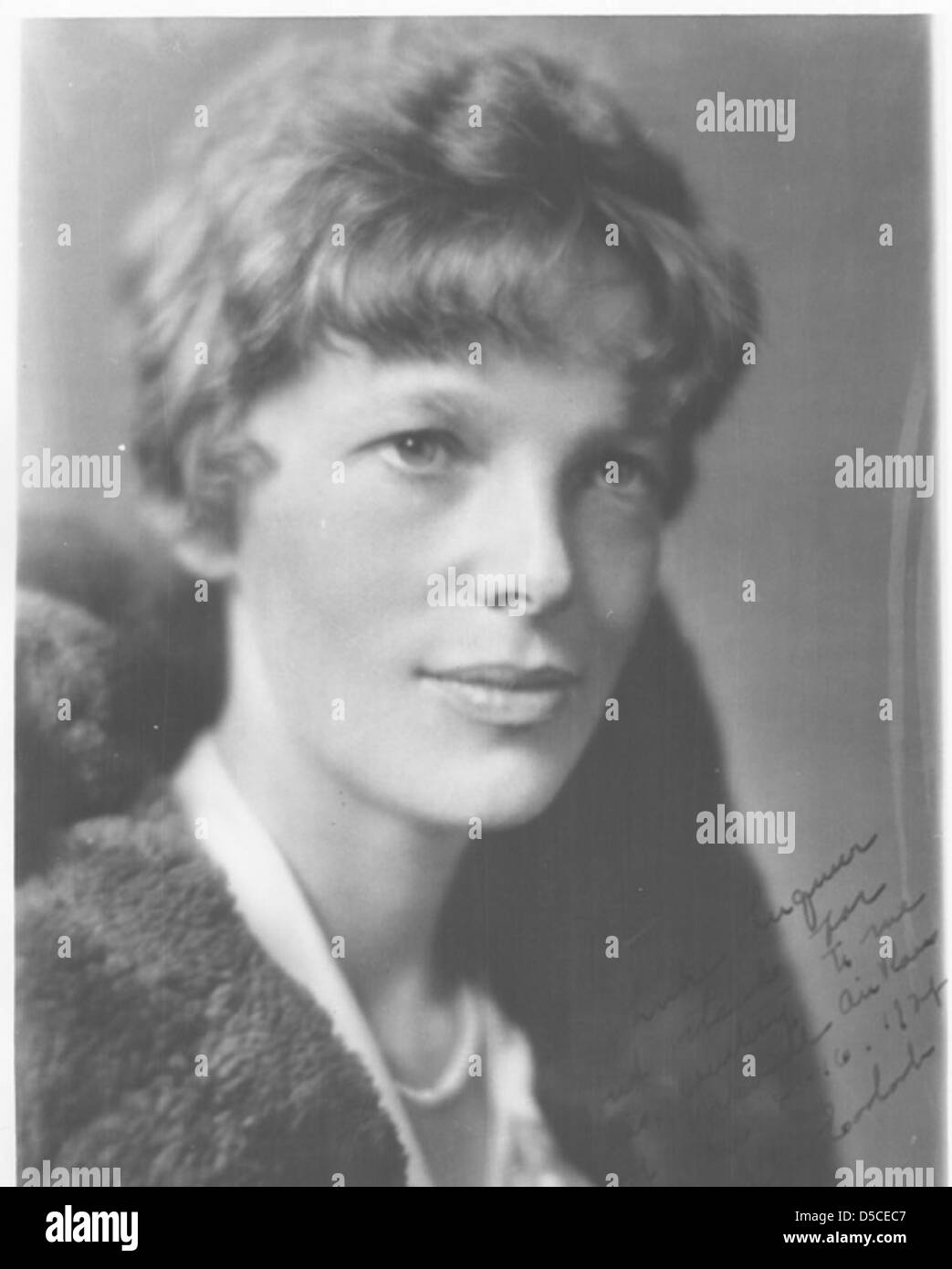 Amelia Earhart, a pioneering aviator, became the first woman to fly ...