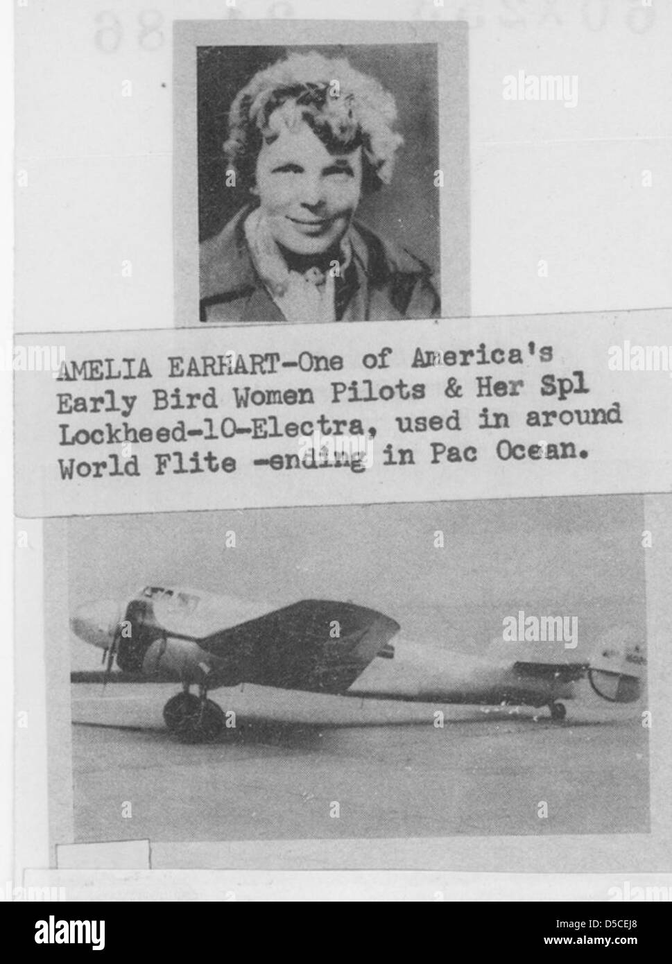 Earhart , Amelia Stock Photo - Alamy
