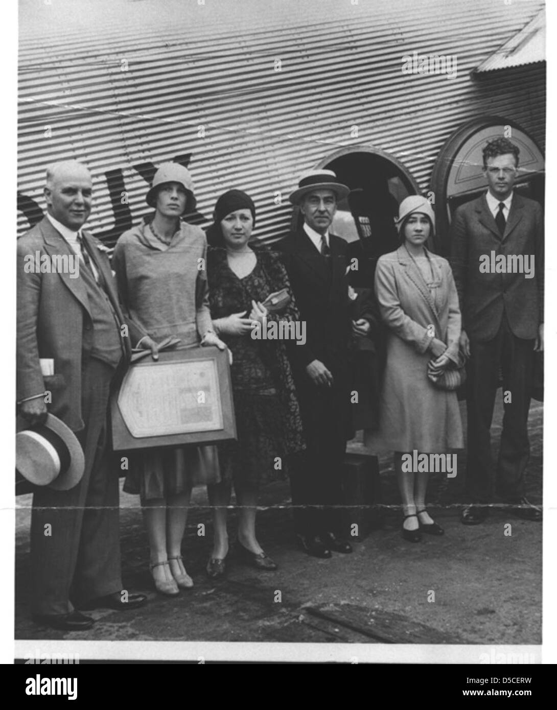 Charles Lindbergh, Amelia Earhart, and Anne Morrow Lindbergh were ...