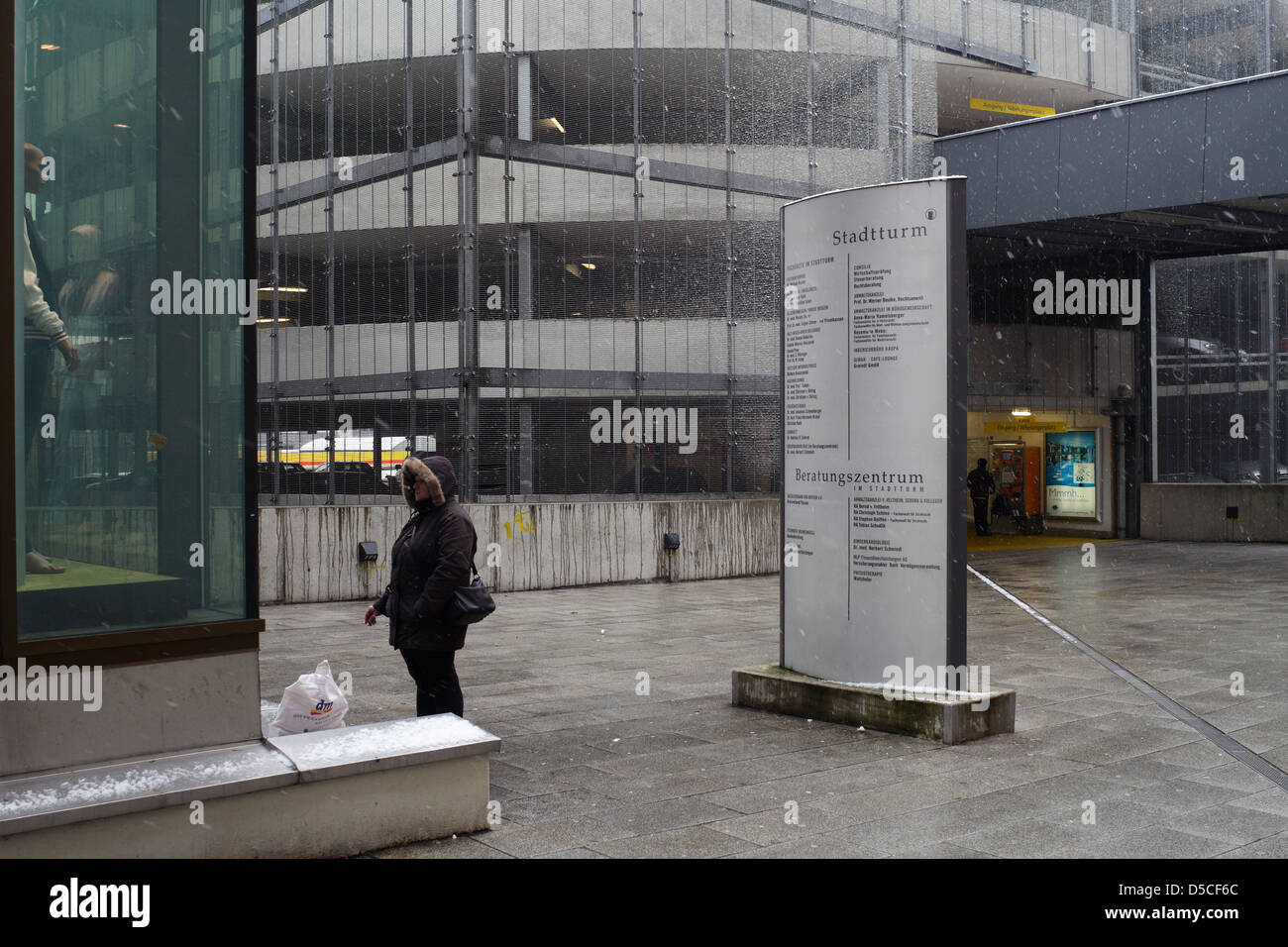 Passau, Germany, car park and shopping center in Passau Stock Photo - Alamy