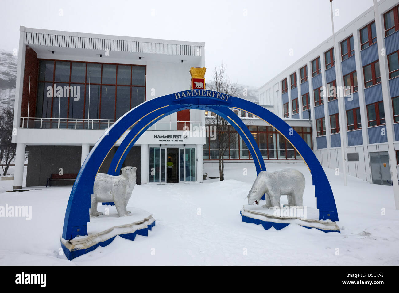 Hammerfest radhus kommune hi-res stock photography and images - Alamy