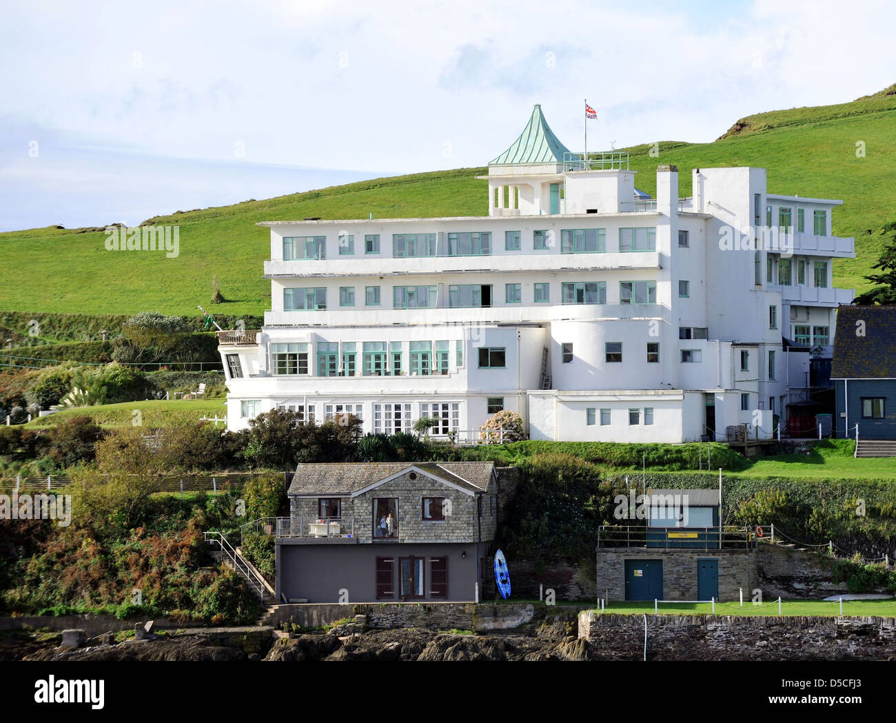 Burgh Island Hotel, Burgh Island, Devon, Britain, UK Stock Photo - Alamy