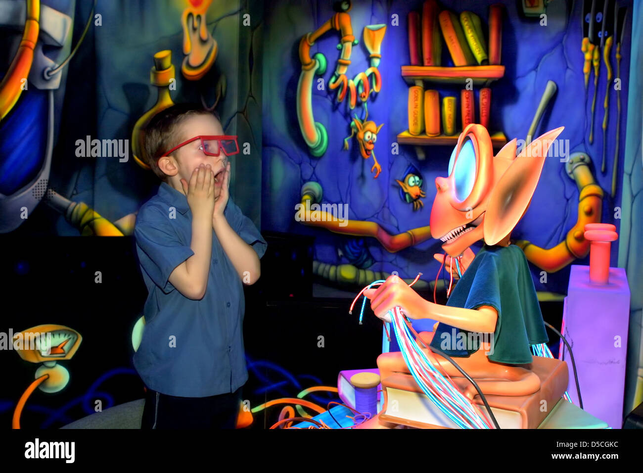 Hocus Pocus Hall 3D attraction at Chessington World of Adventures, near ...