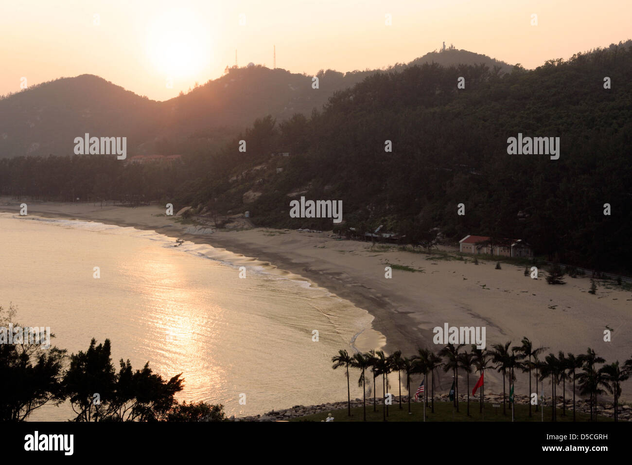 Beach on Coloane Island, Macau Stock Photo - Alamy