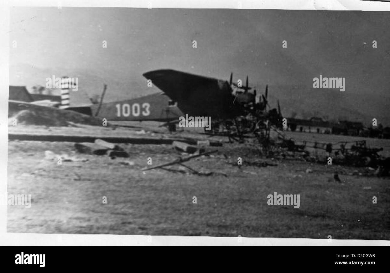 The Savoia SM-72, an Italian transport aircraft, was used during the ...