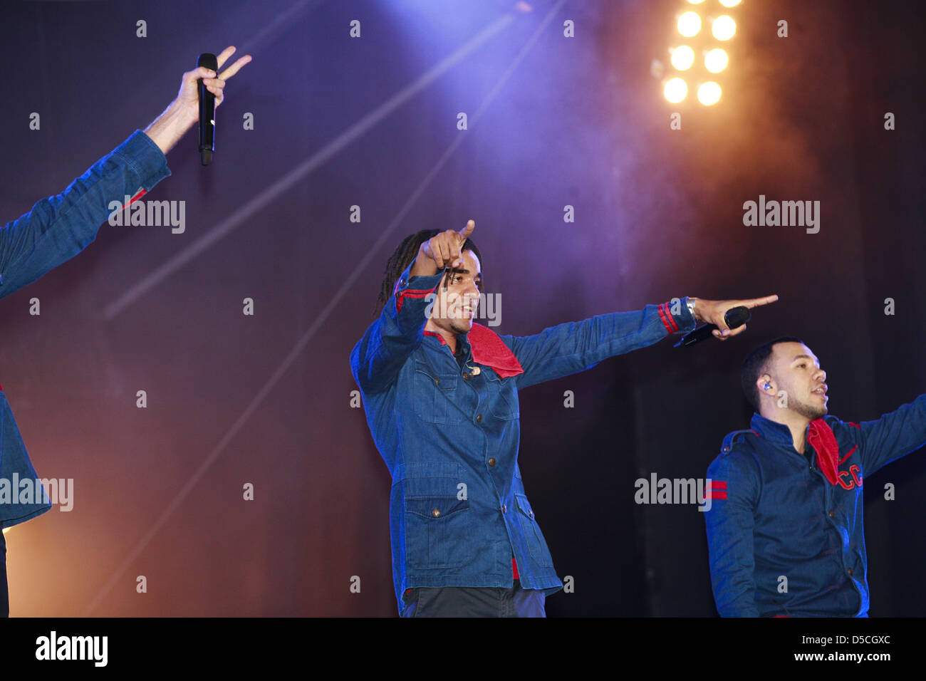 Jonny Strange and Larsito at Coke Sound Up Festival at Brandenburger ...