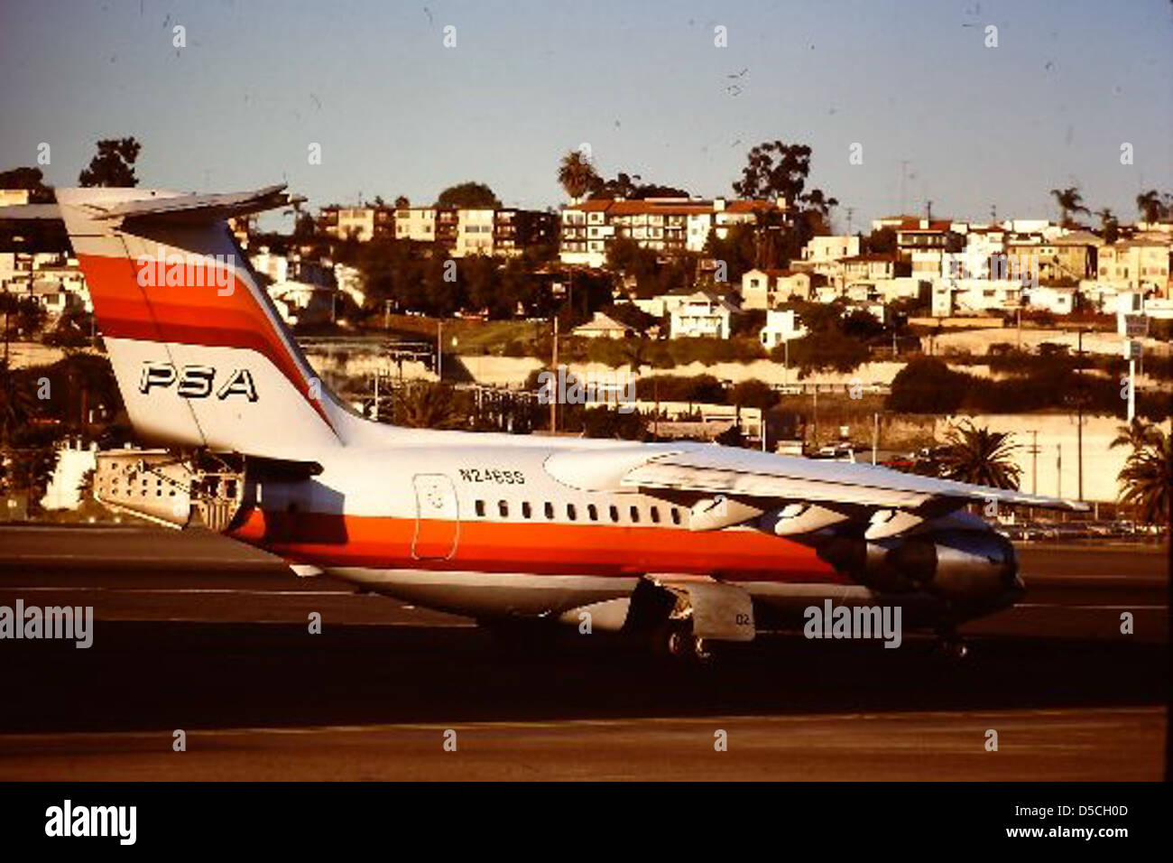 The British Aerospace BAE 146 N246SS is a regional jet known for its ...