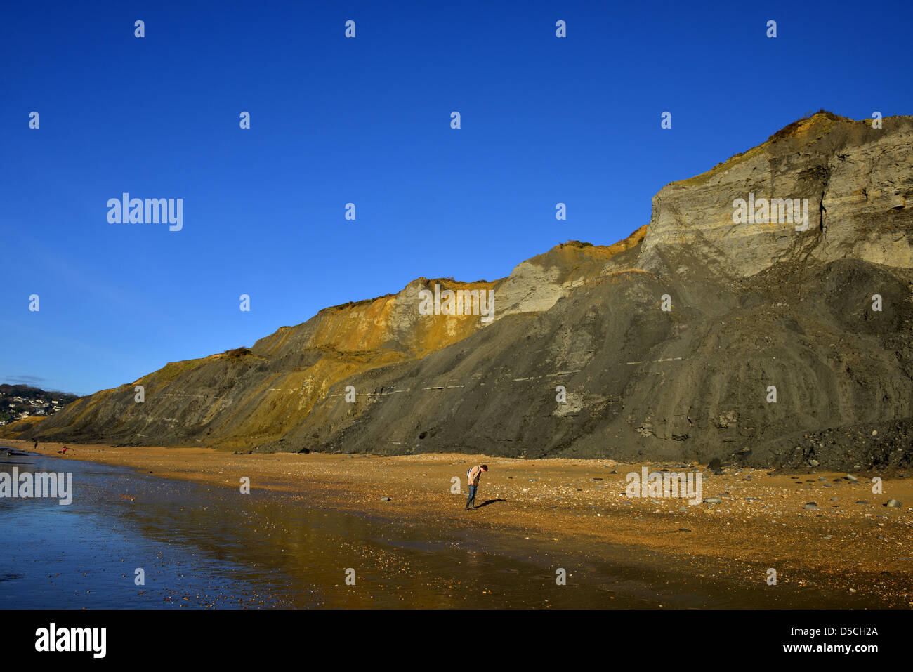 Landslide british beach hi-res stock photography and images - Alamy