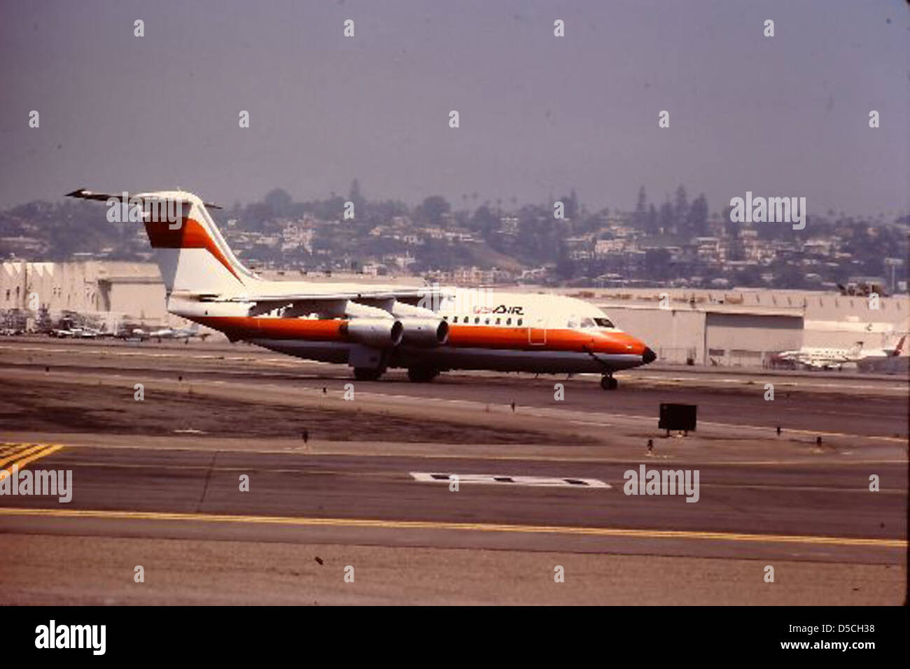 The British Aerospace BAE 146, a regional jetliner, is shown in this ...
