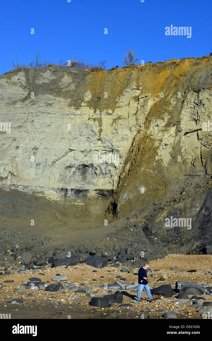Landslide british beach hi-res stock photography and images - Alamy