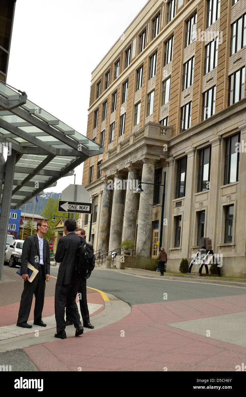 Alaska state capital building juneau hi-res stock photography and ...