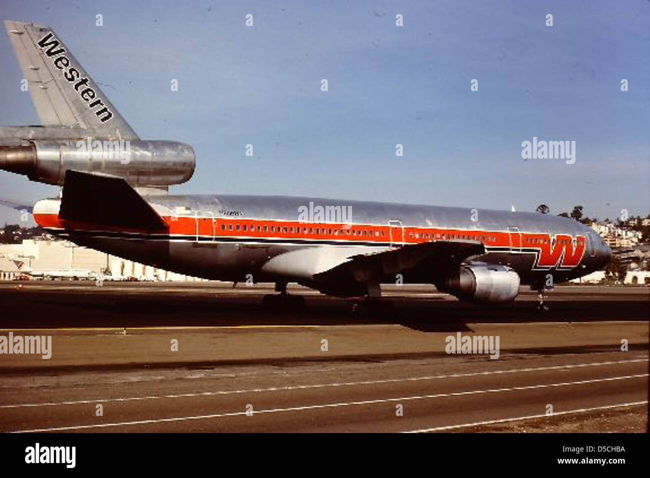 The Douglas DC-10, a three-engine widebody airliner, was widely used by ...
