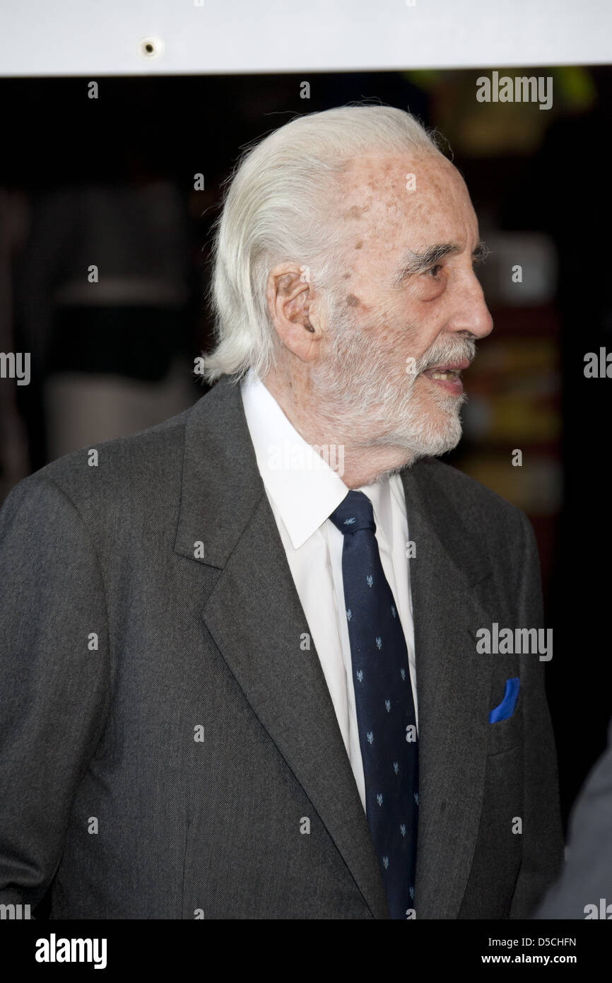 Christopher Lee the 25th anniversary celebration for German movie ...