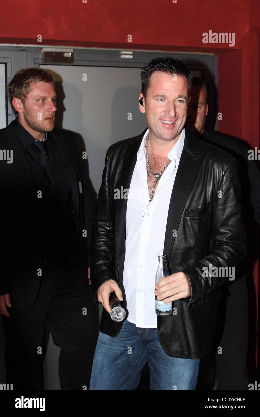 Michael Wendler at the grand opening of 'Nina' club. Bottrop, Germany ...