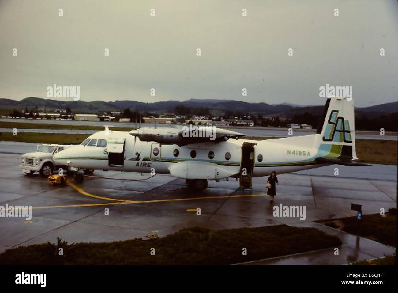 The Nord Aviation 262, identified as N418SA, was a French-built ...