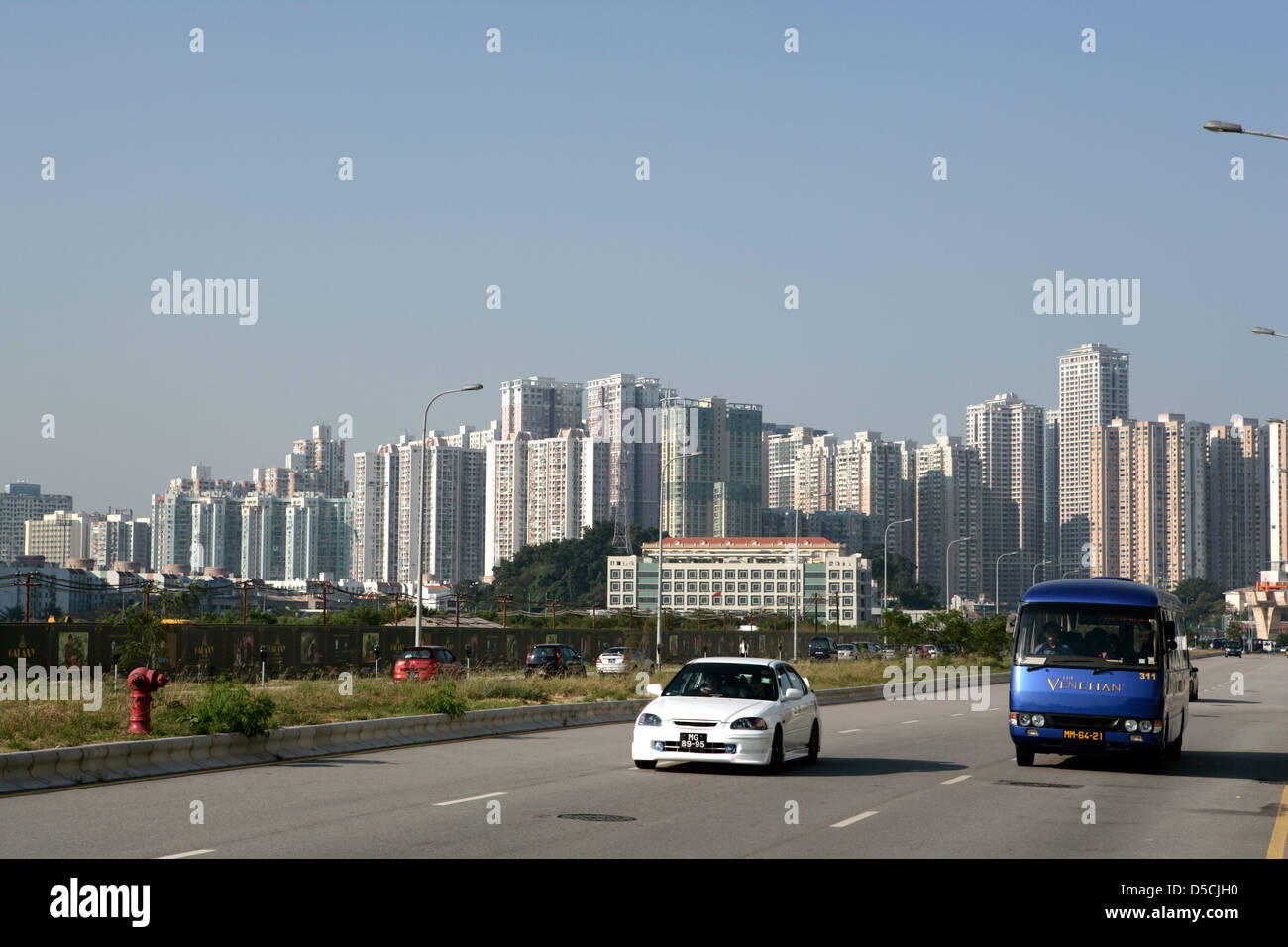 High rise apartment blocks in Macau Stock Photo - Alamy