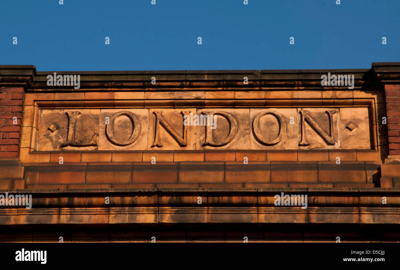 Stoned London sign Stock Photo - Alamy