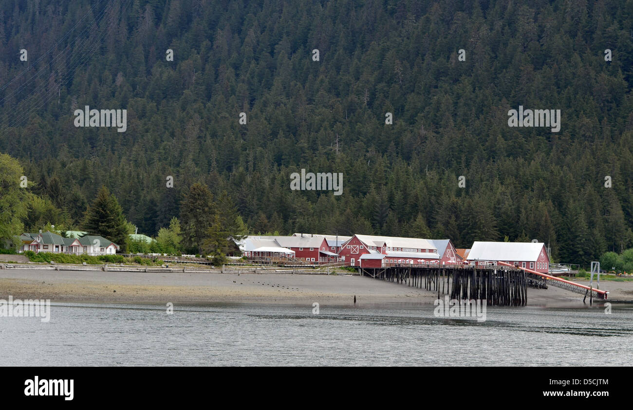 Icy Straight Point, Hoonah, Alaska Stock Photo - Alamy