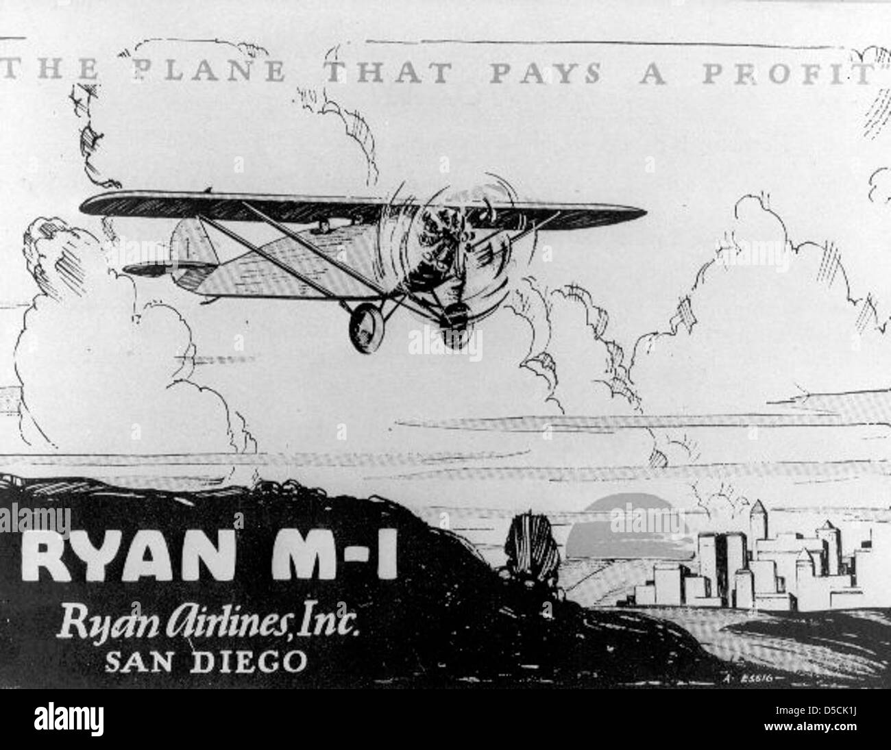 The Ryan M-1, a 1926 aircraft, is a significant part of aviation ...