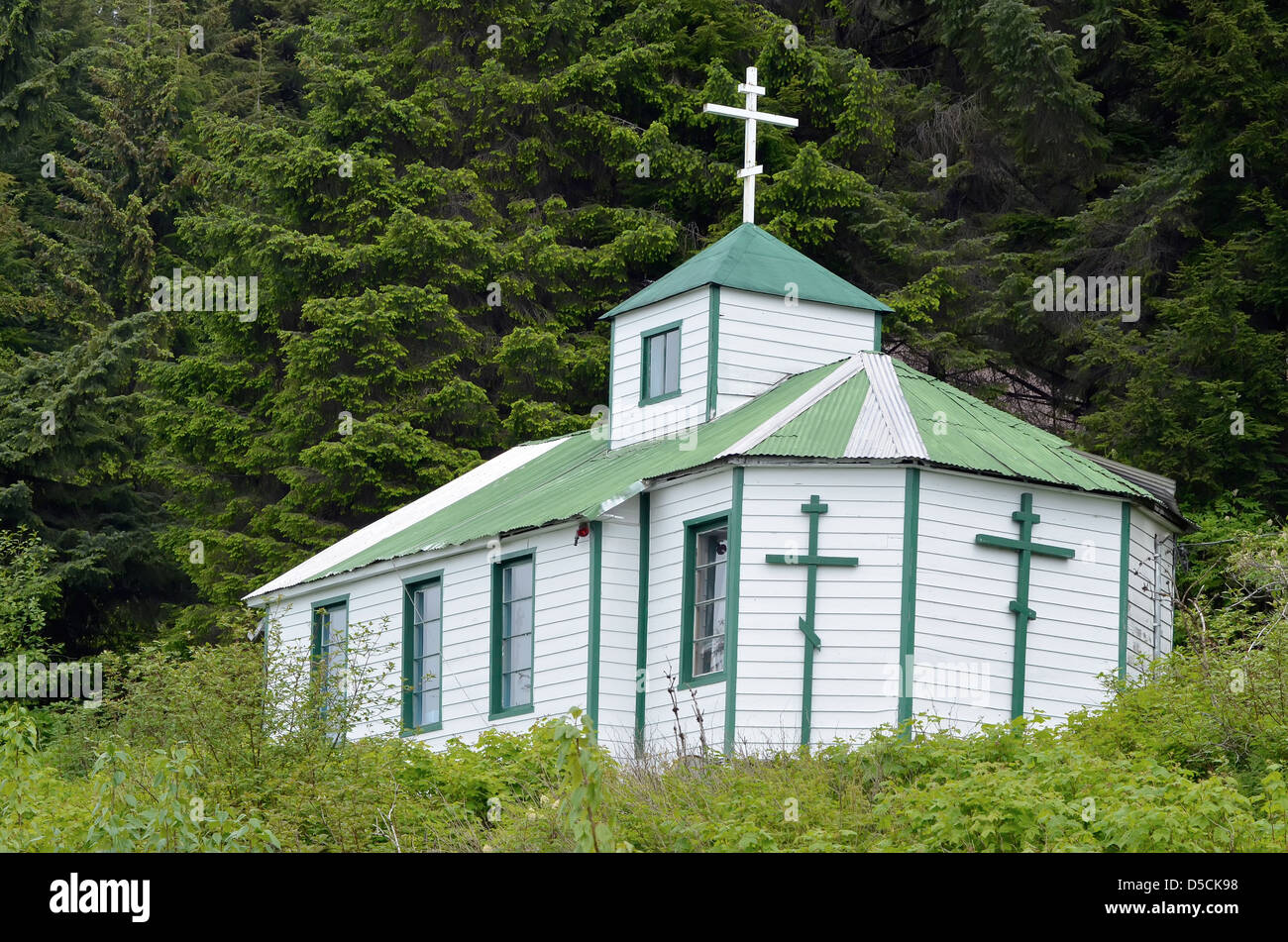St. Nicholas Orthodox Church, Hoonah, Alaska Stock Photo - Alamy