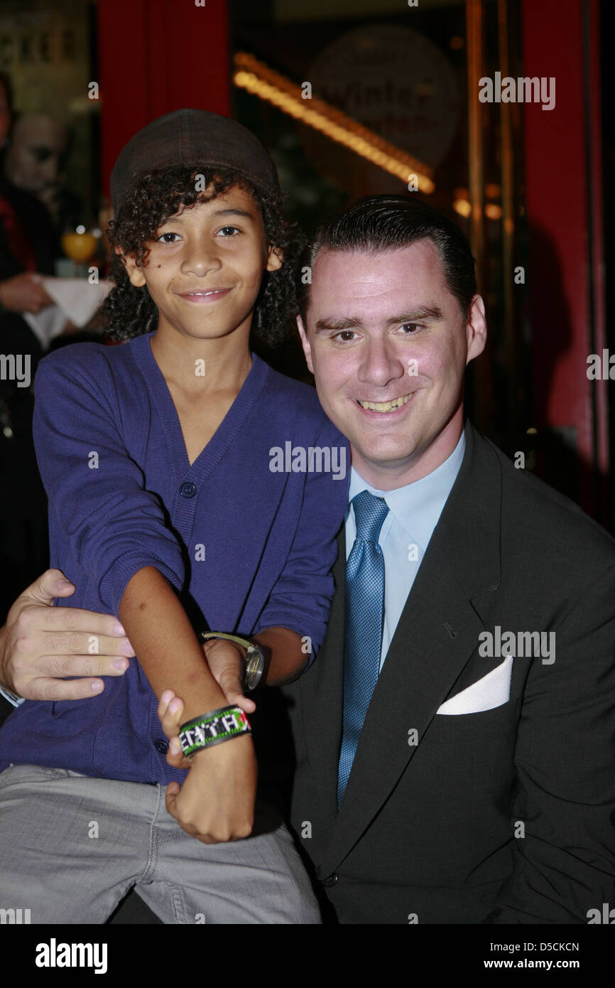 Andrej Hermlin and Son at the premiere of rock variete show 'Forever ...
