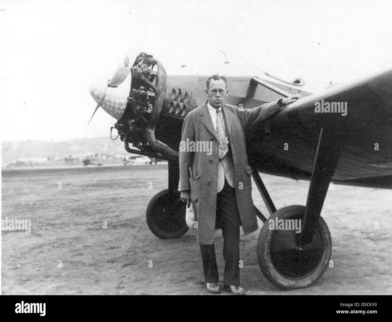 This 1928 image captures a Ryan aircraft, highlighting the early ...