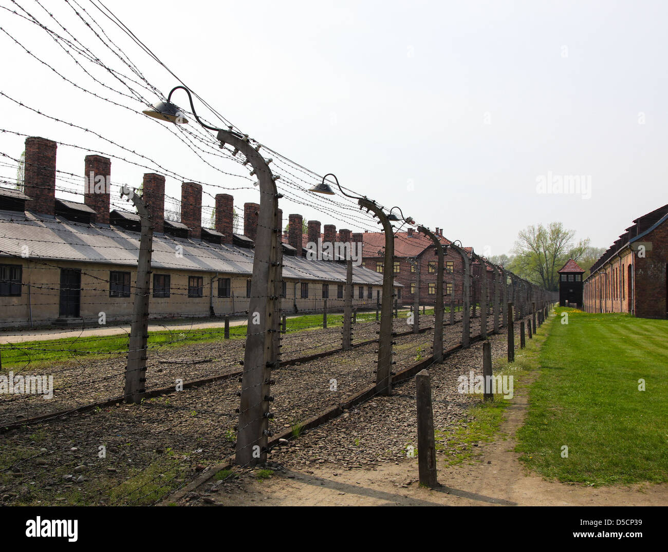 Auschwitz Camp, a former Nazi extermination camp in Poland Stock Photo ...