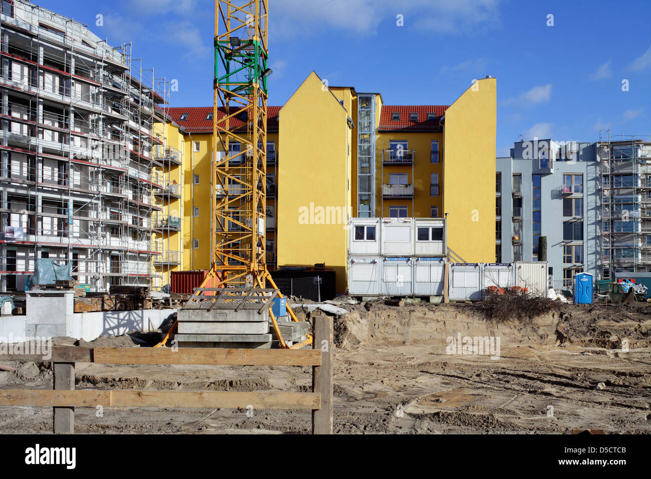 Berlin, Germany, building lot, renovated old buildings and new ...