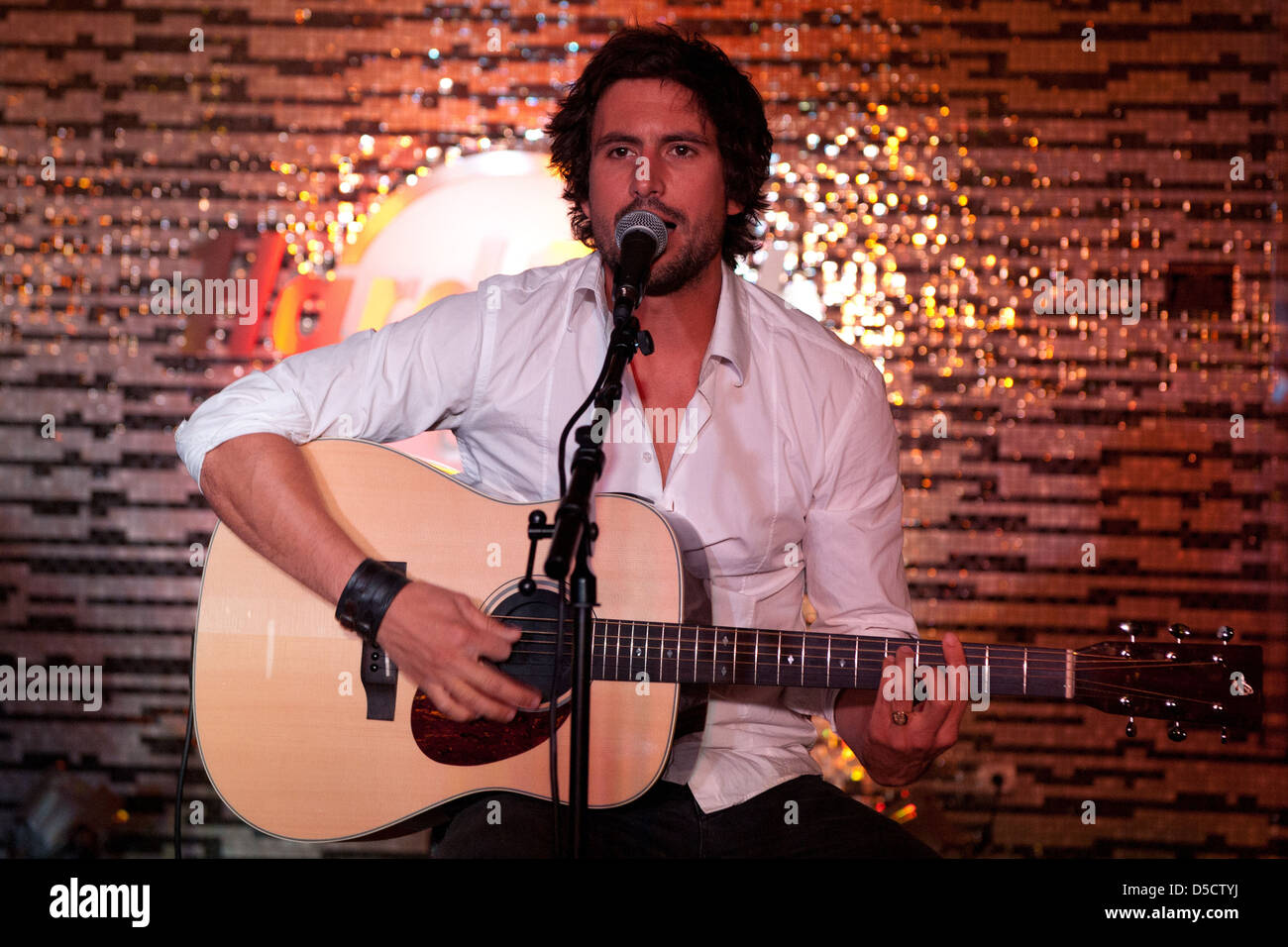 Tom Beck at "Pinktober" benefit at Hard Rock Hotel Berlin. Berlin ...