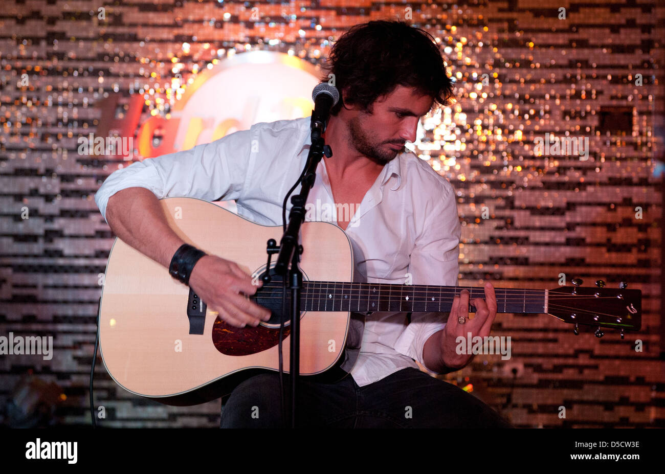 Tom Beck at "Pinktober" benefit at Hard Rock Hotel Berlin. Berlin ...