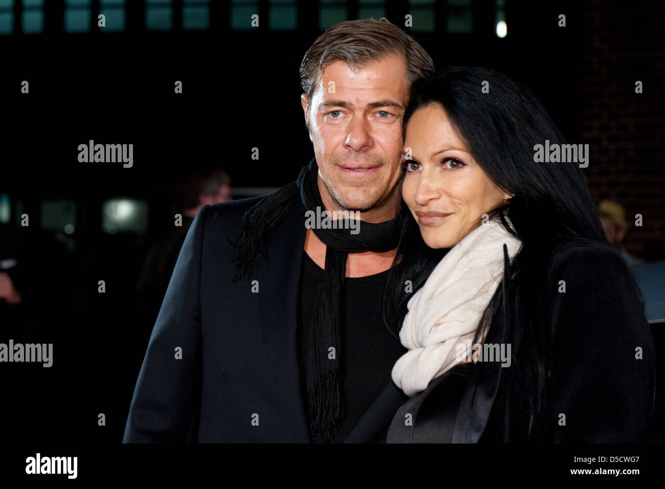 Sven Martinek and his new girlfriend Moni at European Music and Media ...