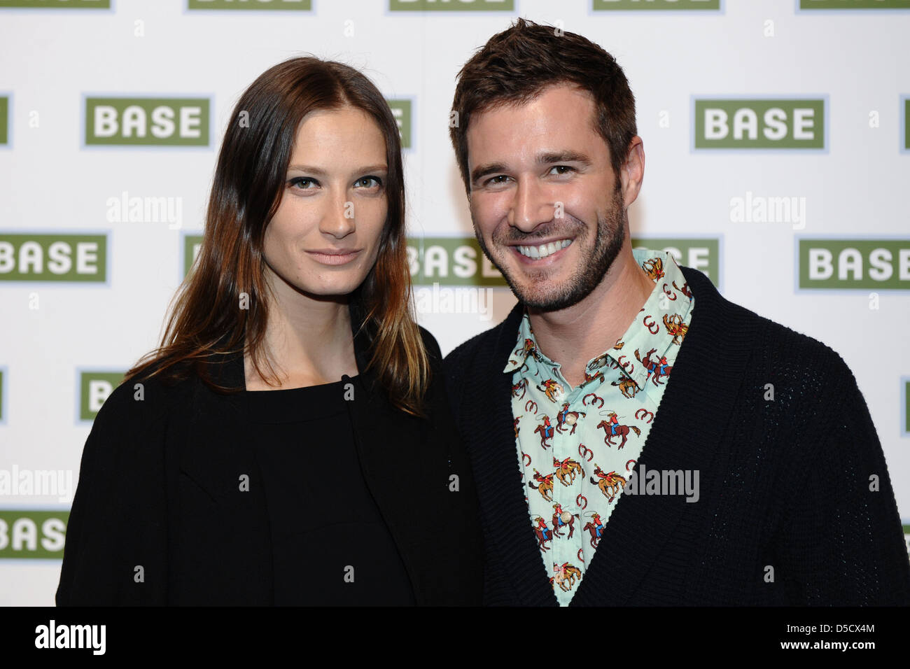 guest and Jochen Schropp at 2nd BASE Media Get together ('Medientreff ...