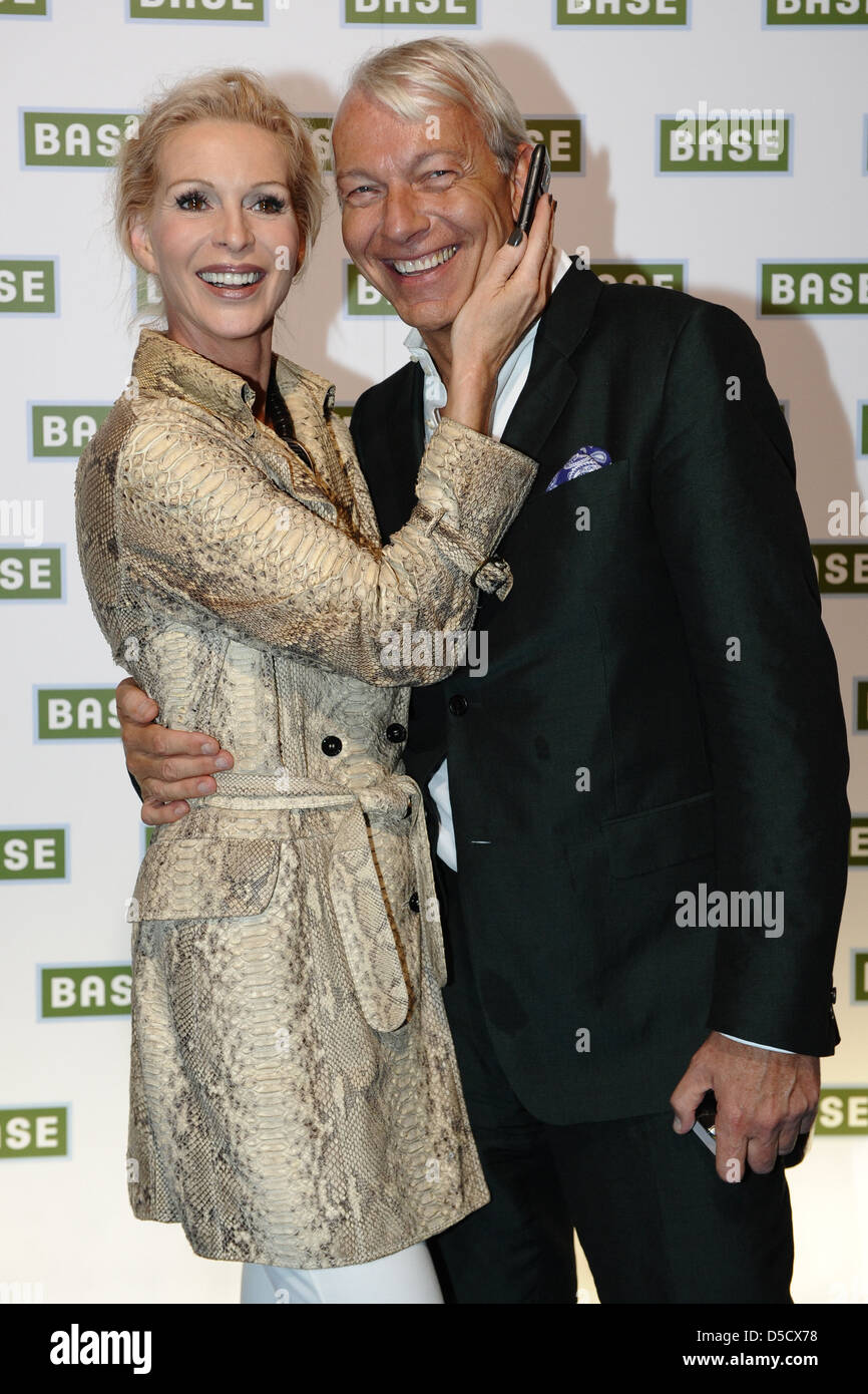 Grit Weiss and Jo Groebel at 2nd BASE Media Get together ('Medientreff ...